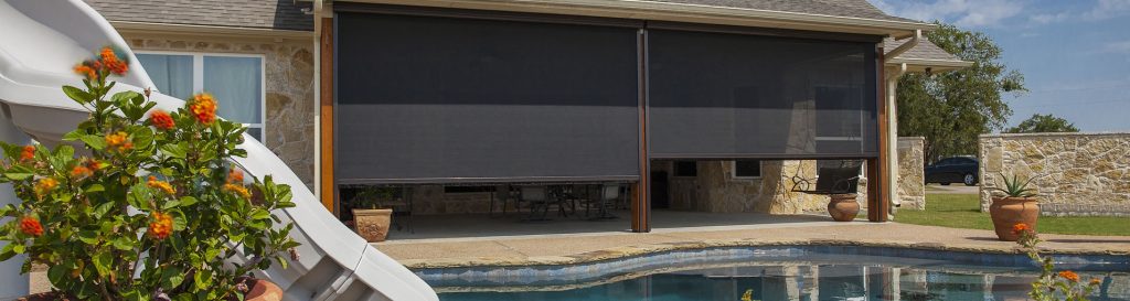 Somfy-Powered Exterior Retractable Screens - Home Automation